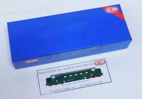 A Heljan OO gauge class 40 diesel locomotive, DP2 prototype in early BR ...