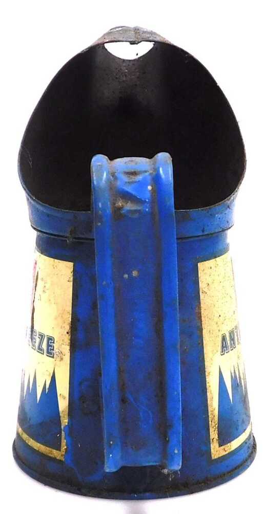 - A vintage Shell Anti Freeze can, impressed crown mark, 17cm high.