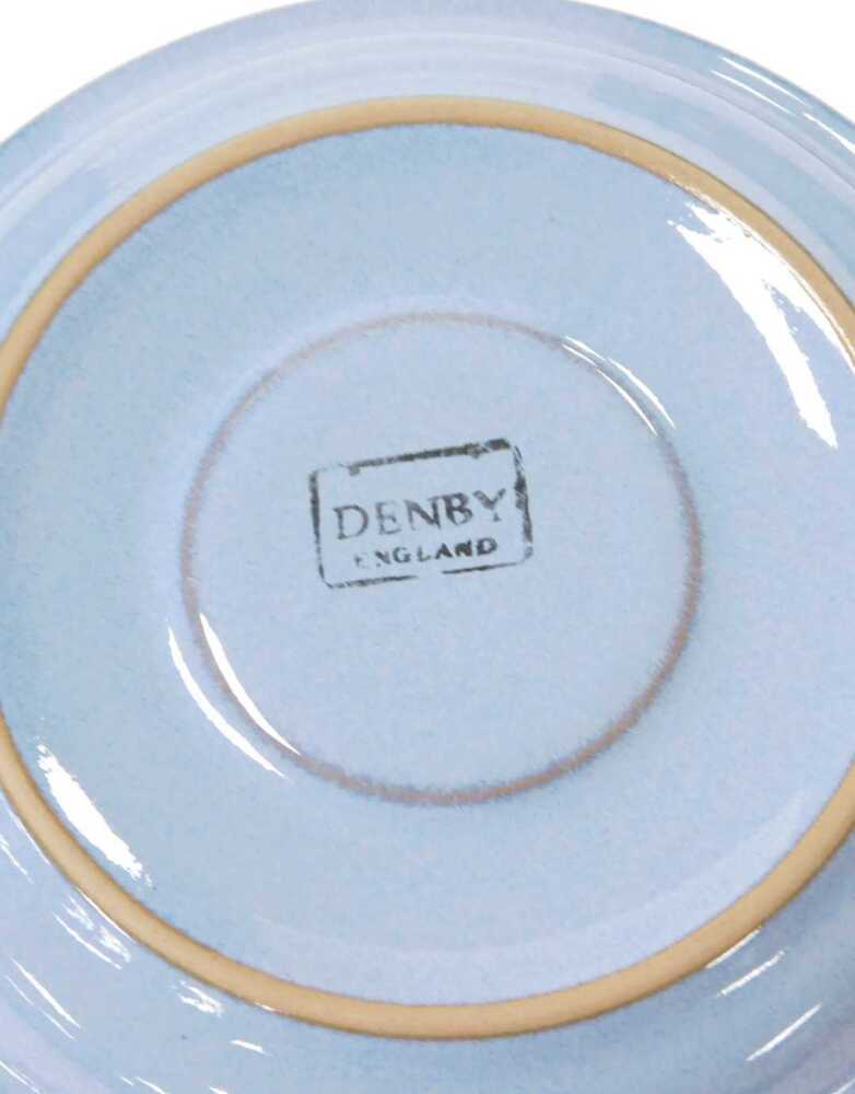 A Denby pottery Colonial Blue pattern dinner and coffee service ...